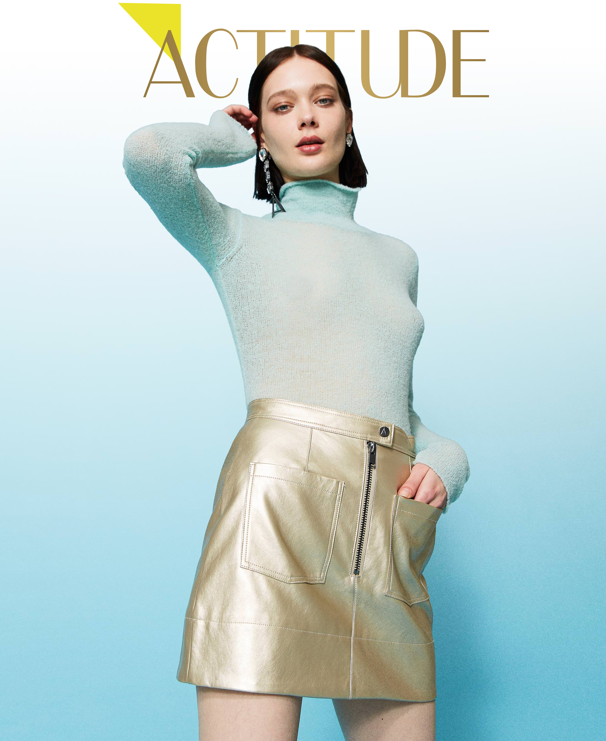 Мини юбка с эффектом ламинированной кожи 222ap2341 Twinset — купить в интернет магазине бренда